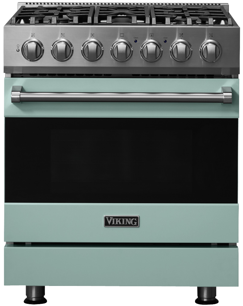 VIKING 30" Self-Cleaning Gas Range, Continuous Grates – RVGR33025BSP